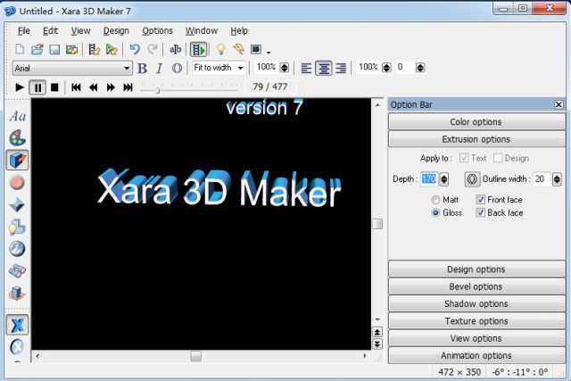 Xara 3D Maker-三维动画制作软件-Xara 3D Maker下载 v7.0.0.442官方版-完美下载